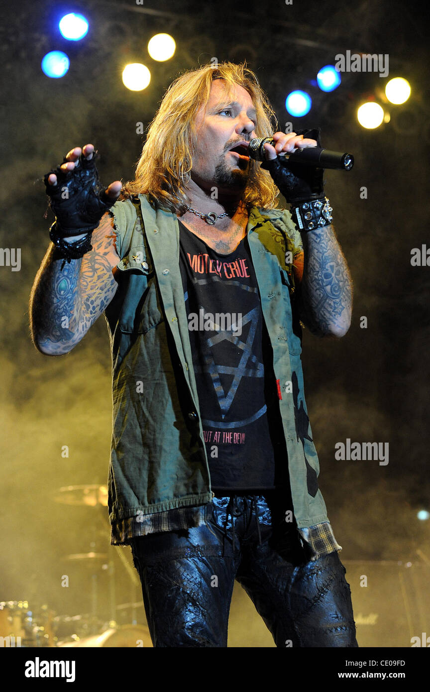 Oct 22, 2011 - Raleigh, North Carolina; USA - Singer VINCE NEIL ...
