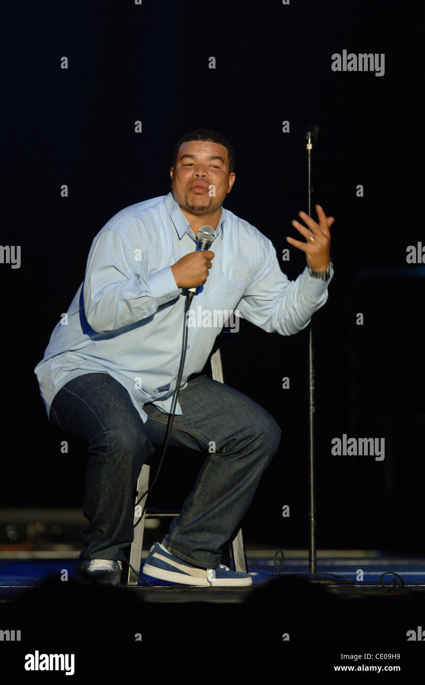 July 22, 2011 - Portsmouth, Virginia, U.S. - Comedian RED GRANT brings ...