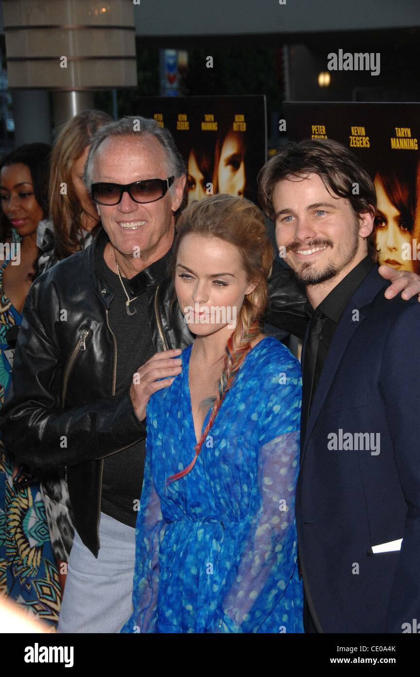 Aug. 4, 2011 - Hollywood, California, U.S. - eter Fonda, Taryn Manning ...