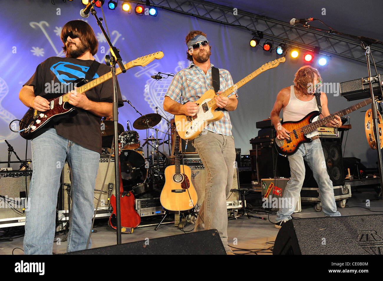 Oct 28, 2011 - New Orleans, Louisiana; USA - Musicians HONEY ISLAND ...