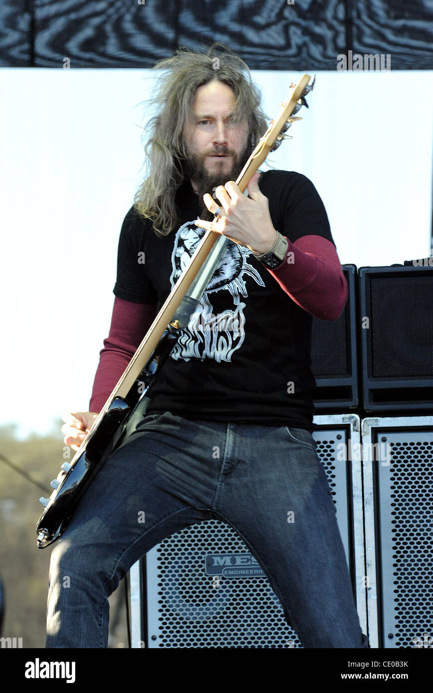 Troy sanders bass guitarist mastodon hi-res stock photography and ...