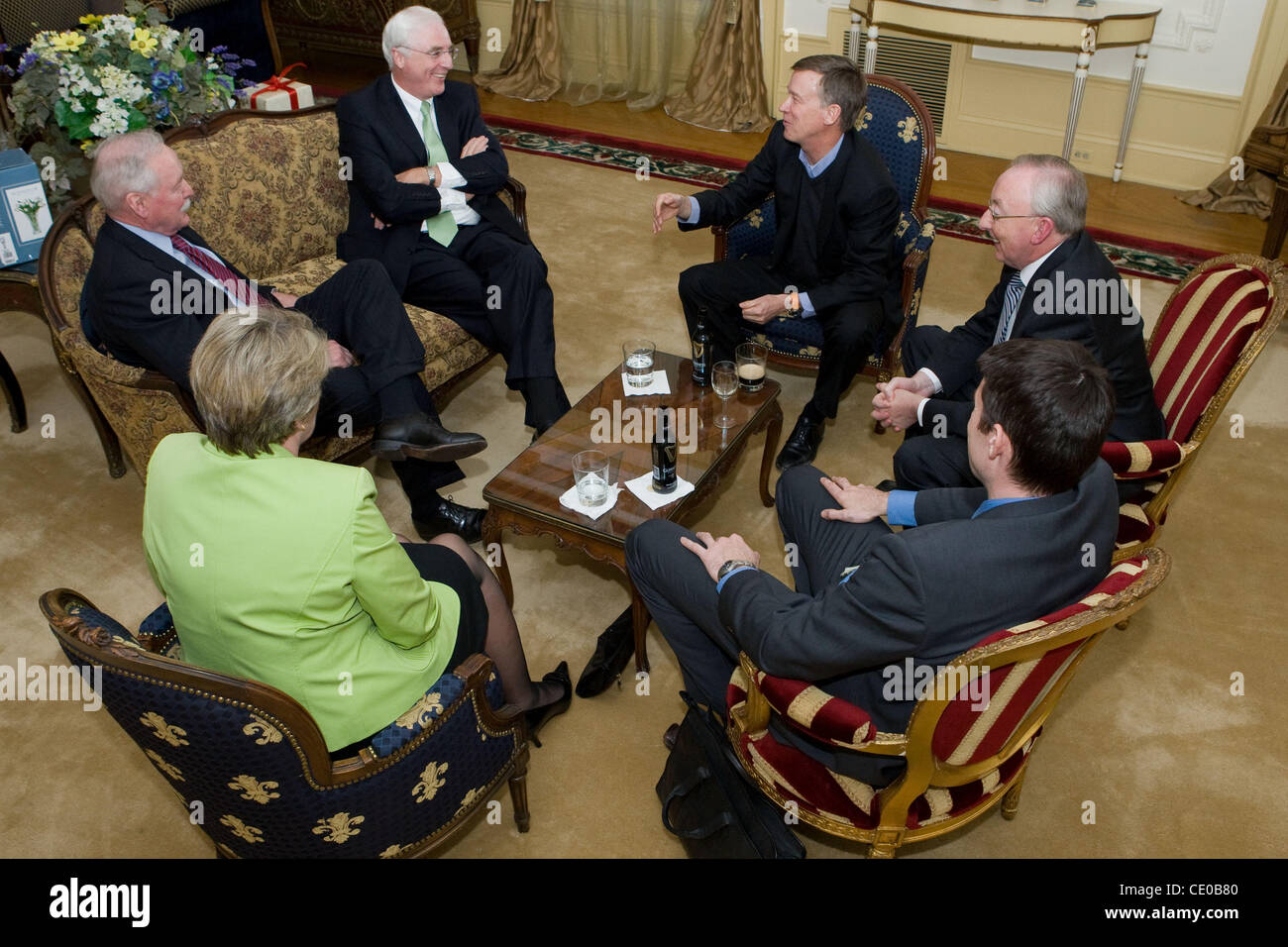 Nov. 4, 2011 - Denver, Colorado, U.S. - Governor JOHN HICKENLOOPER ...