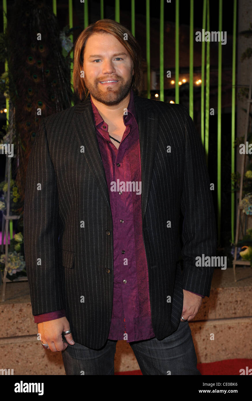 Nov 8, 2011 - Nashville, Tennessee; USA - Singer JAMES OTTO arrives on ...