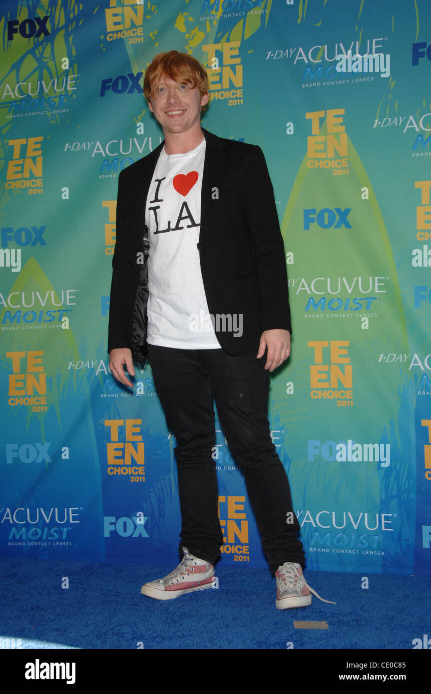 Aug. 8, 2011 - Hollywood, California, U.S. - Rupert Grint during TEEN ...