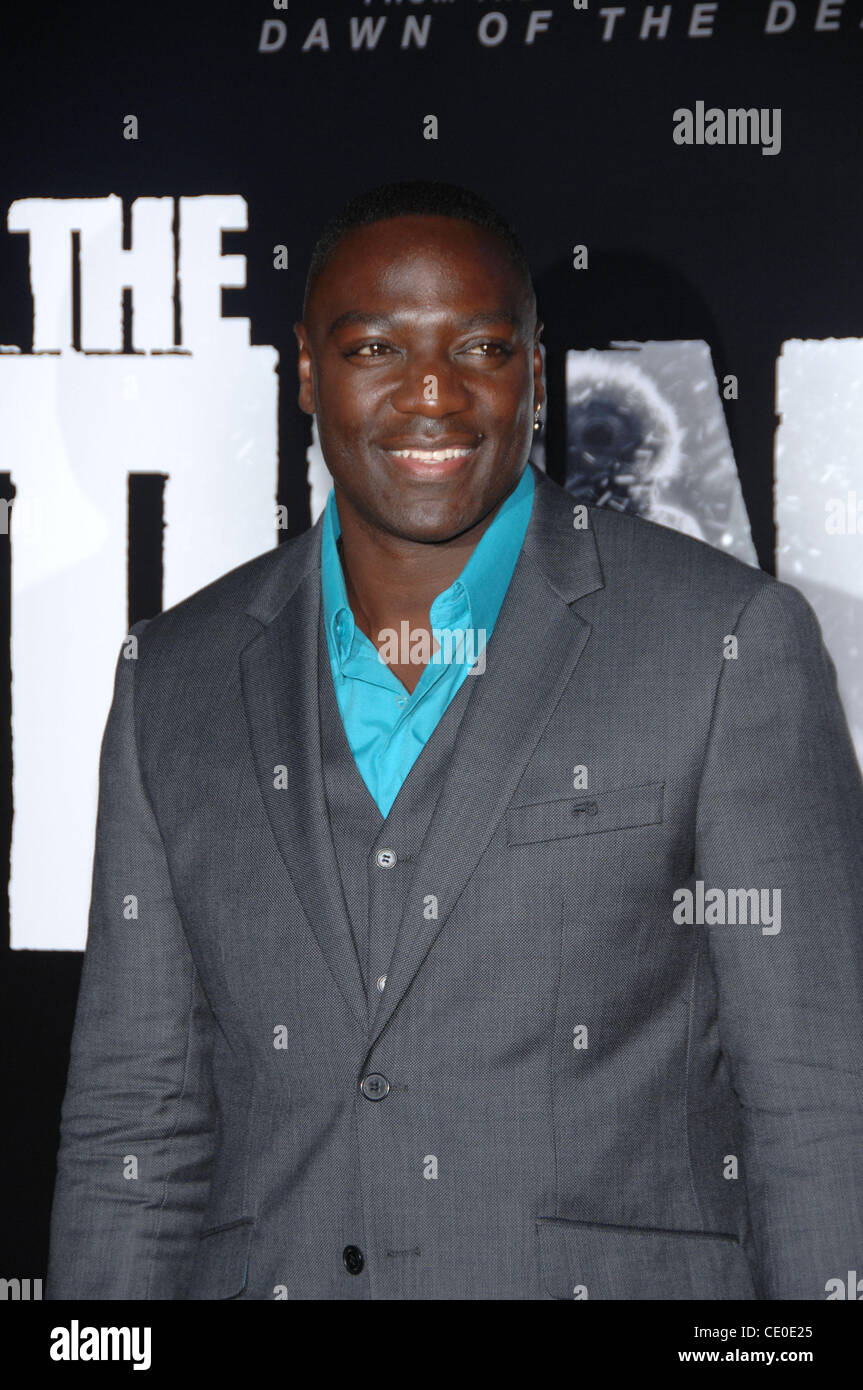 Oct. 10, 2011 - Hollywood, California, U.S. - Adewale Akinnouye-Agbaje ...