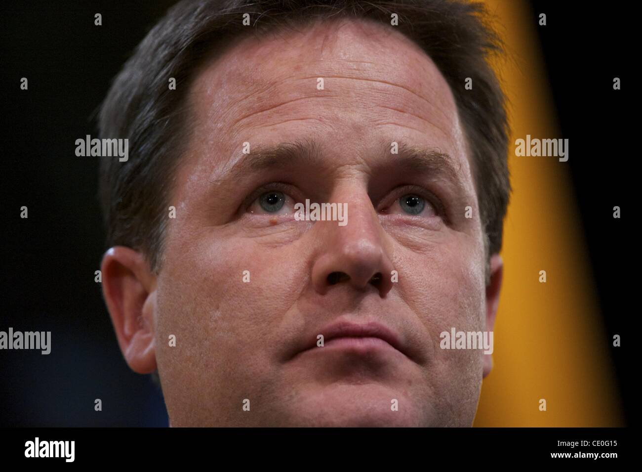 Sept. 19, 2011 - Birmingham, England, UK - Deputy Prime Mnister NICK ...