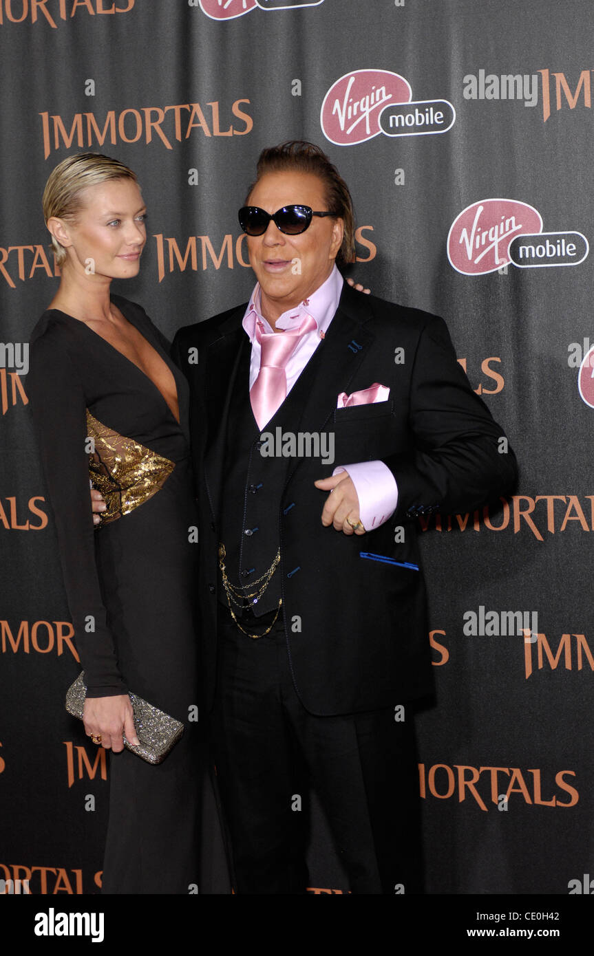 Anastassija Makarenko Mickey Rourke Immortals High Resolution Stock ...
