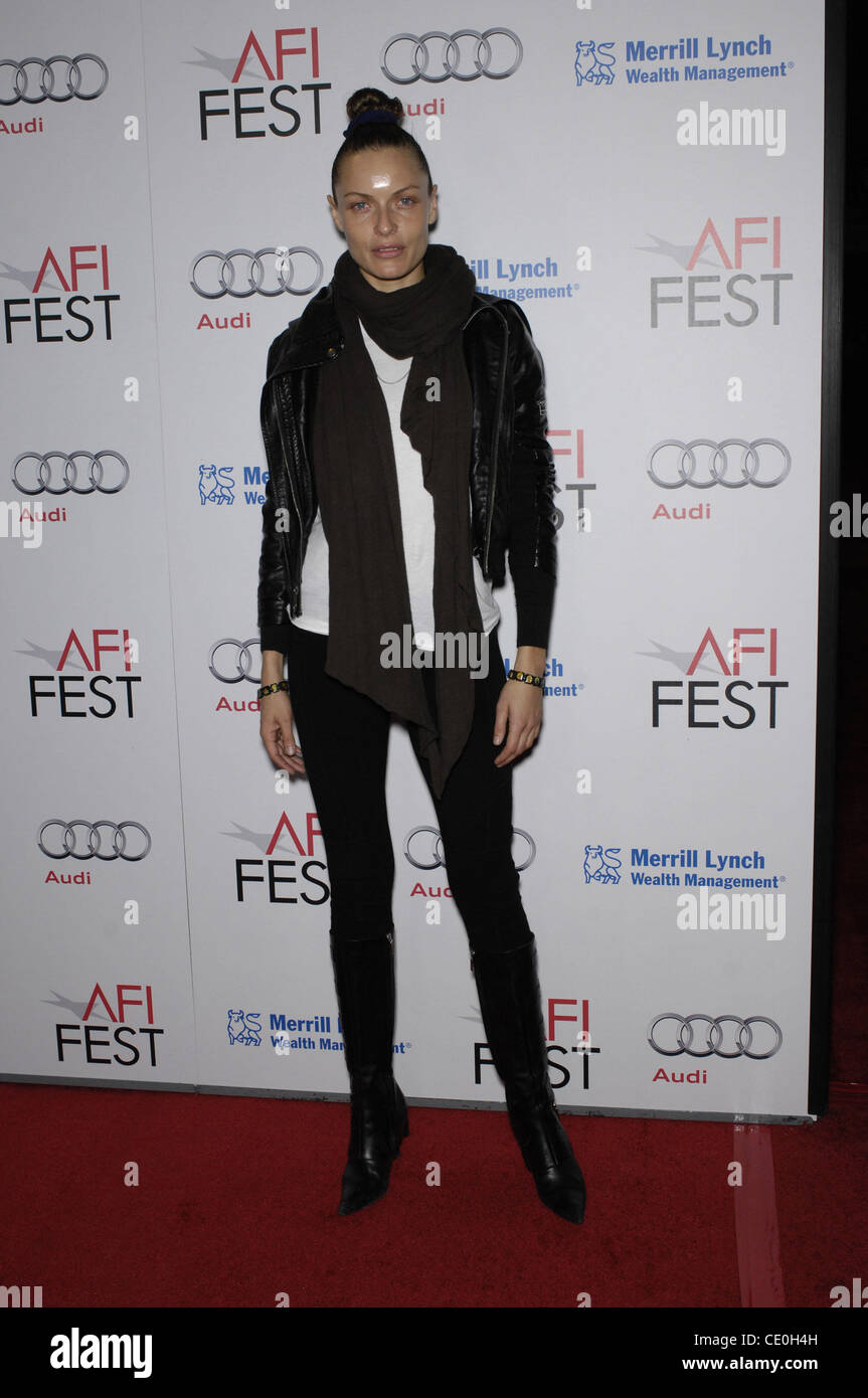 Nov. 9, 2011 - Hollywood, California, U.S. - Rie Rasmussen during the ...