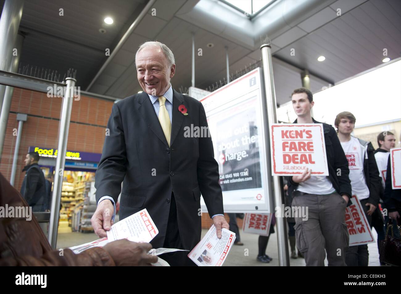 Nov. 8, 2011 - London, England, UK - London mayoral candidate KEN ... Nov. 8, 2011 - London, England, UK - London mayoral candidate KEN ...