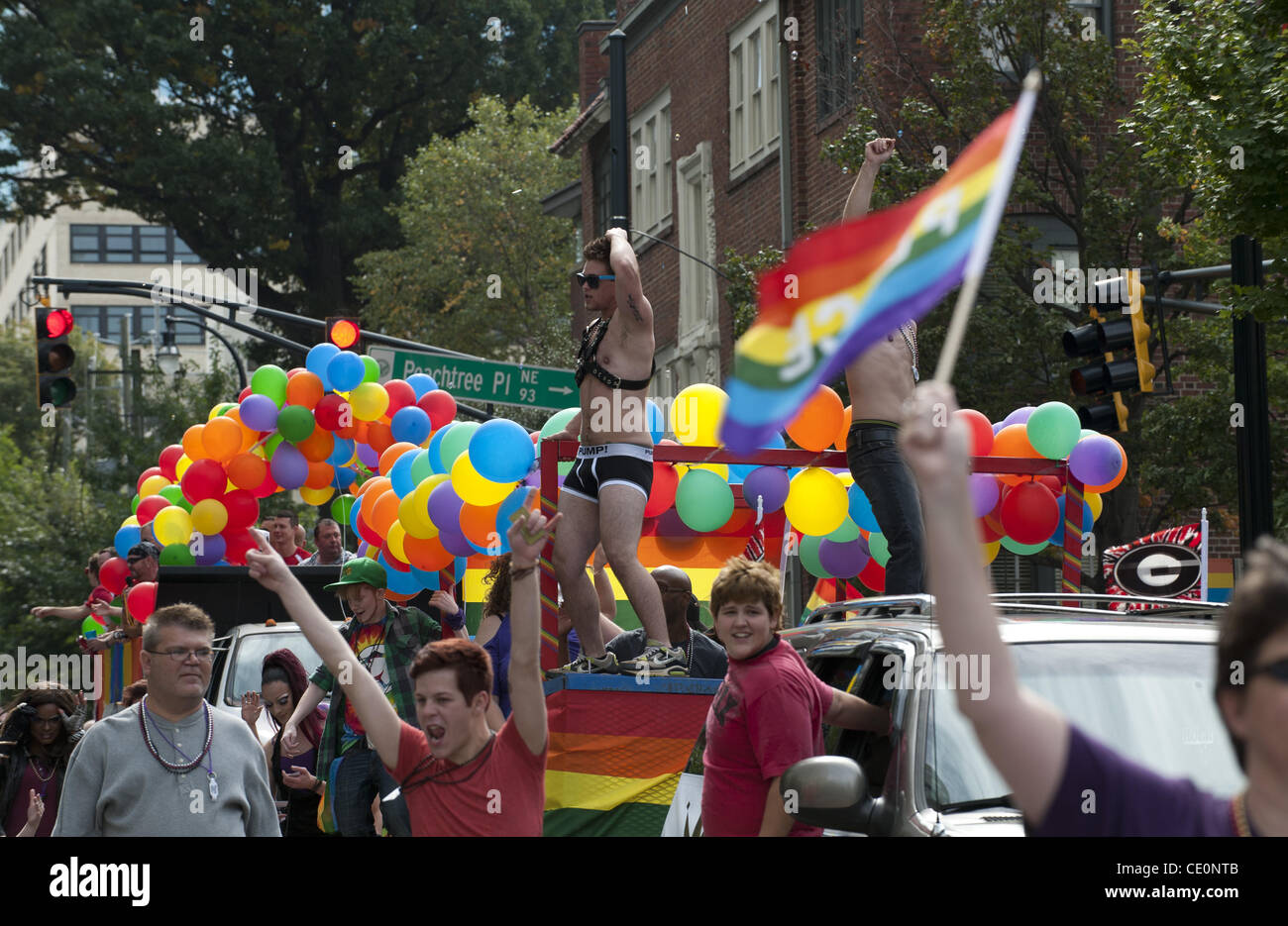 Oct. 9, 2011 - Atlanta, GA - Atlanta's Gay Pride Parade, one of the ...