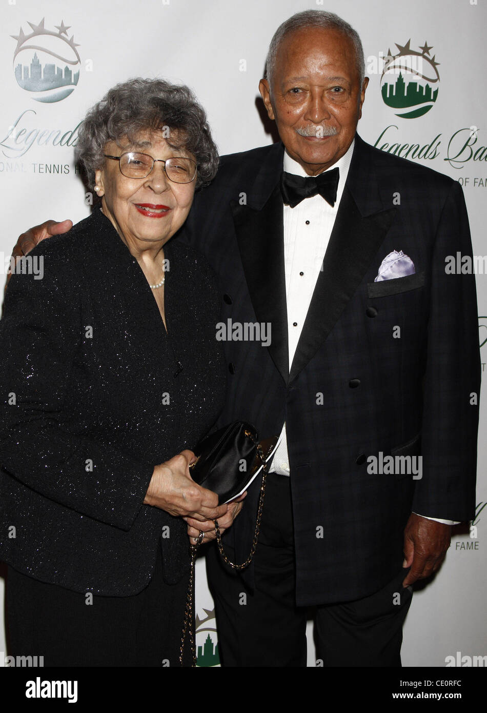 Sept. 9, 2011 - New York, New York, U.S. - David Dinkins and wife ...