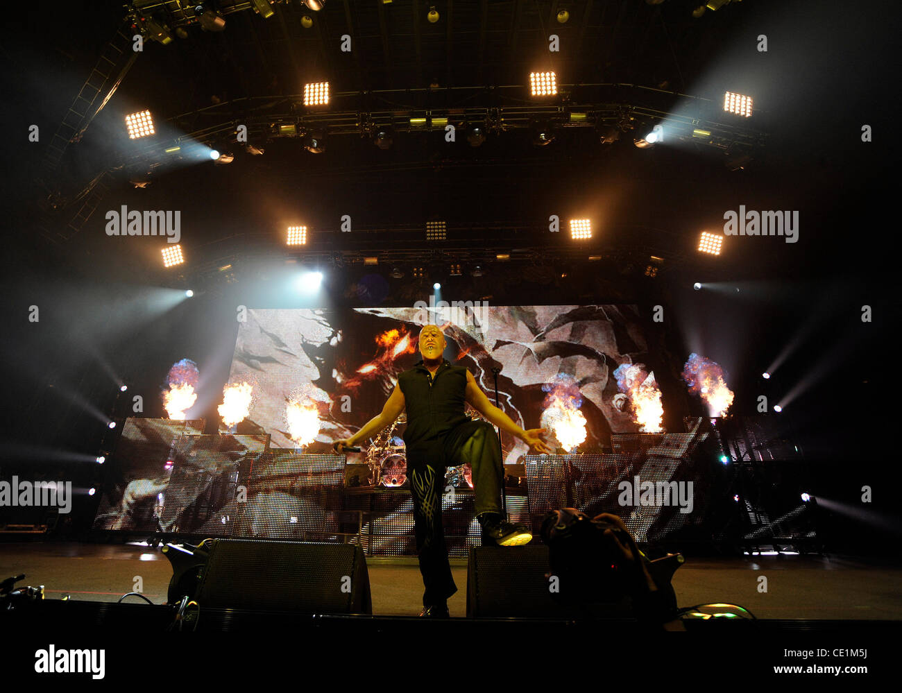 Singer david draiman band disturbed hi-res stock photography and images ...