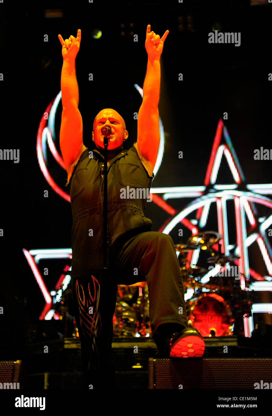 Singer david draiman band disturbed hi-res stock photography and images ...