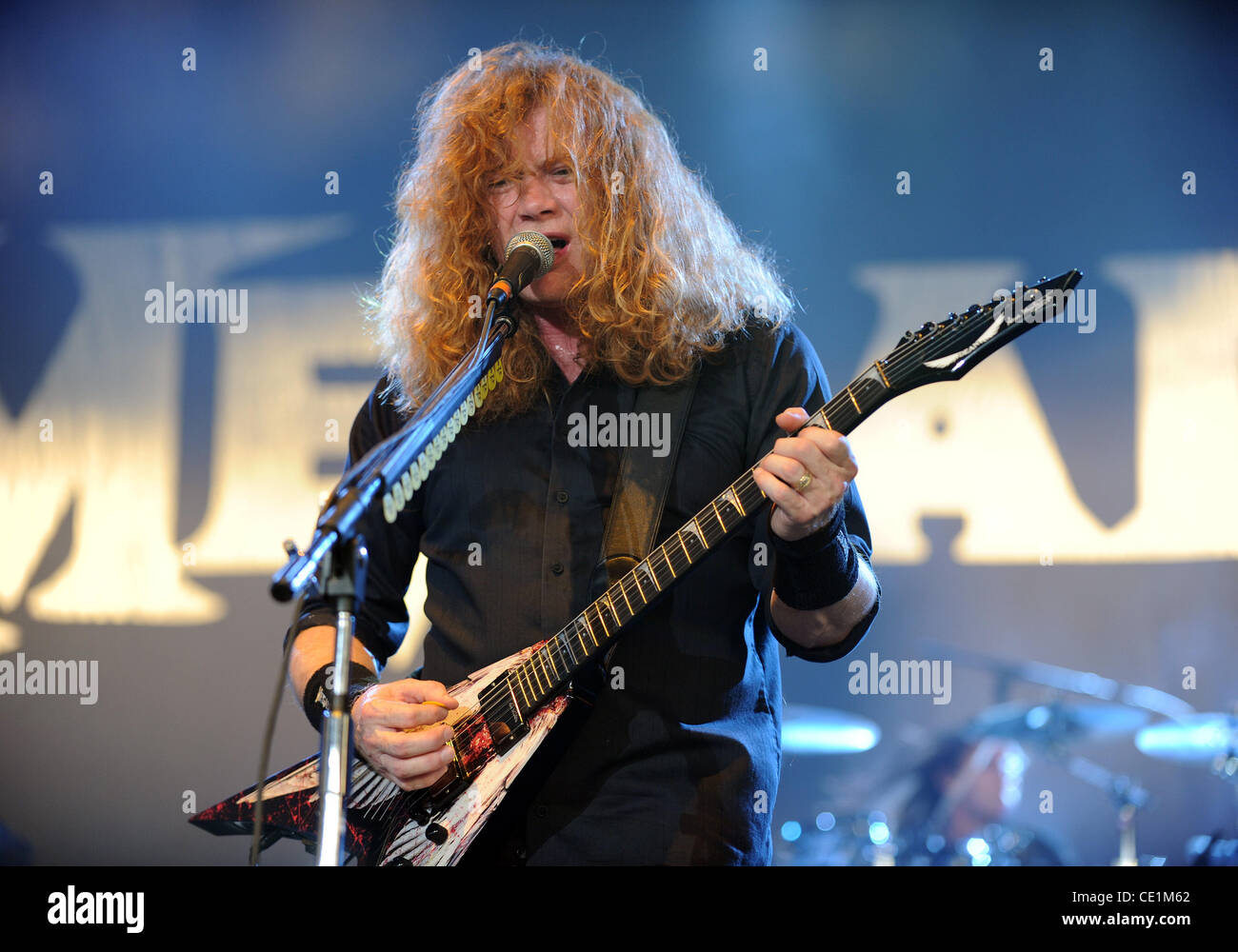 Aug. 10, 2011 - Dallas, Texas, U.S - Lead Singer Dave Mustaine of the ...