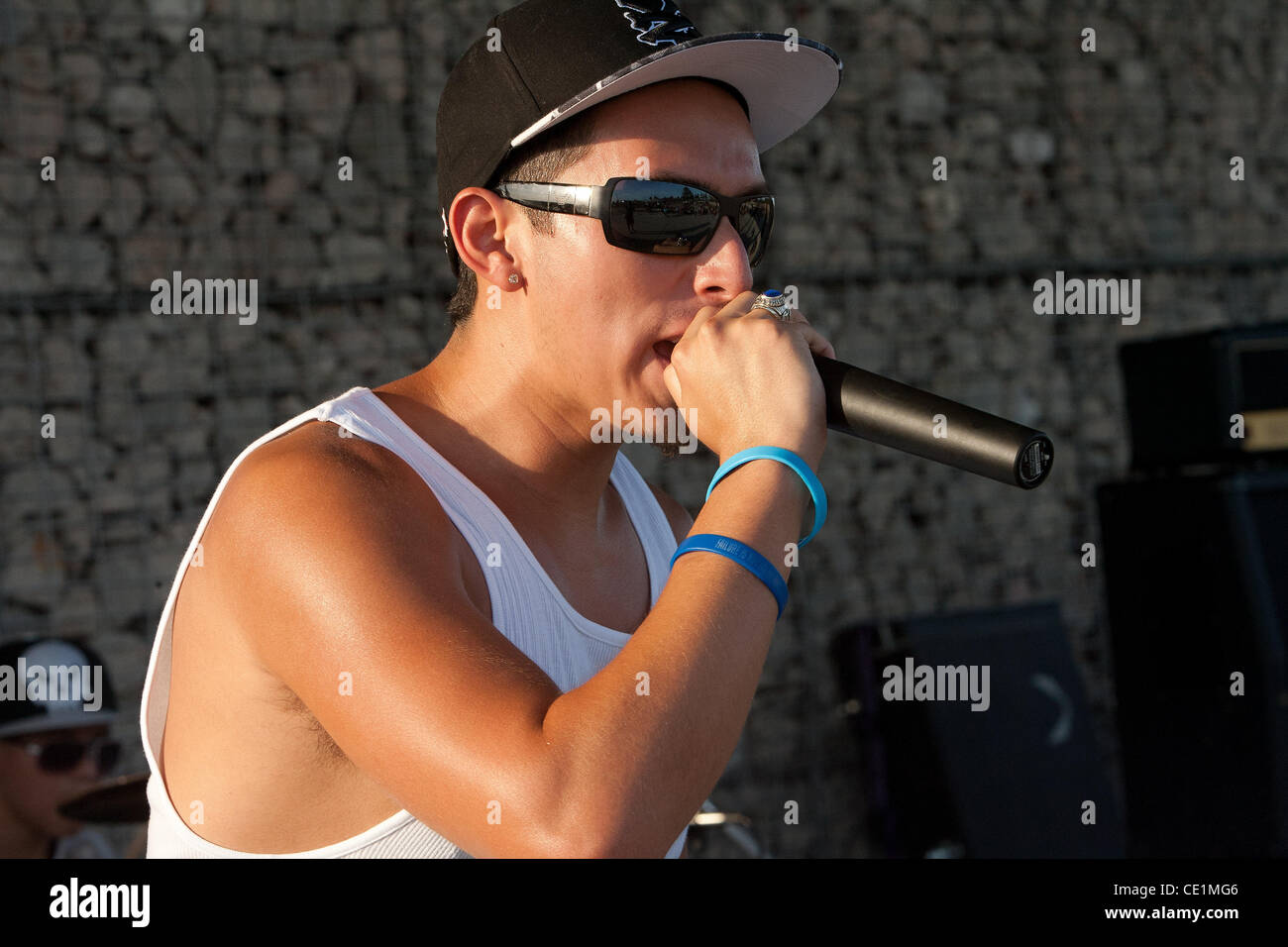 Aug. 13, 2011 - Houston, Texas, U.S - Motion X Singer Chris Castillo ...