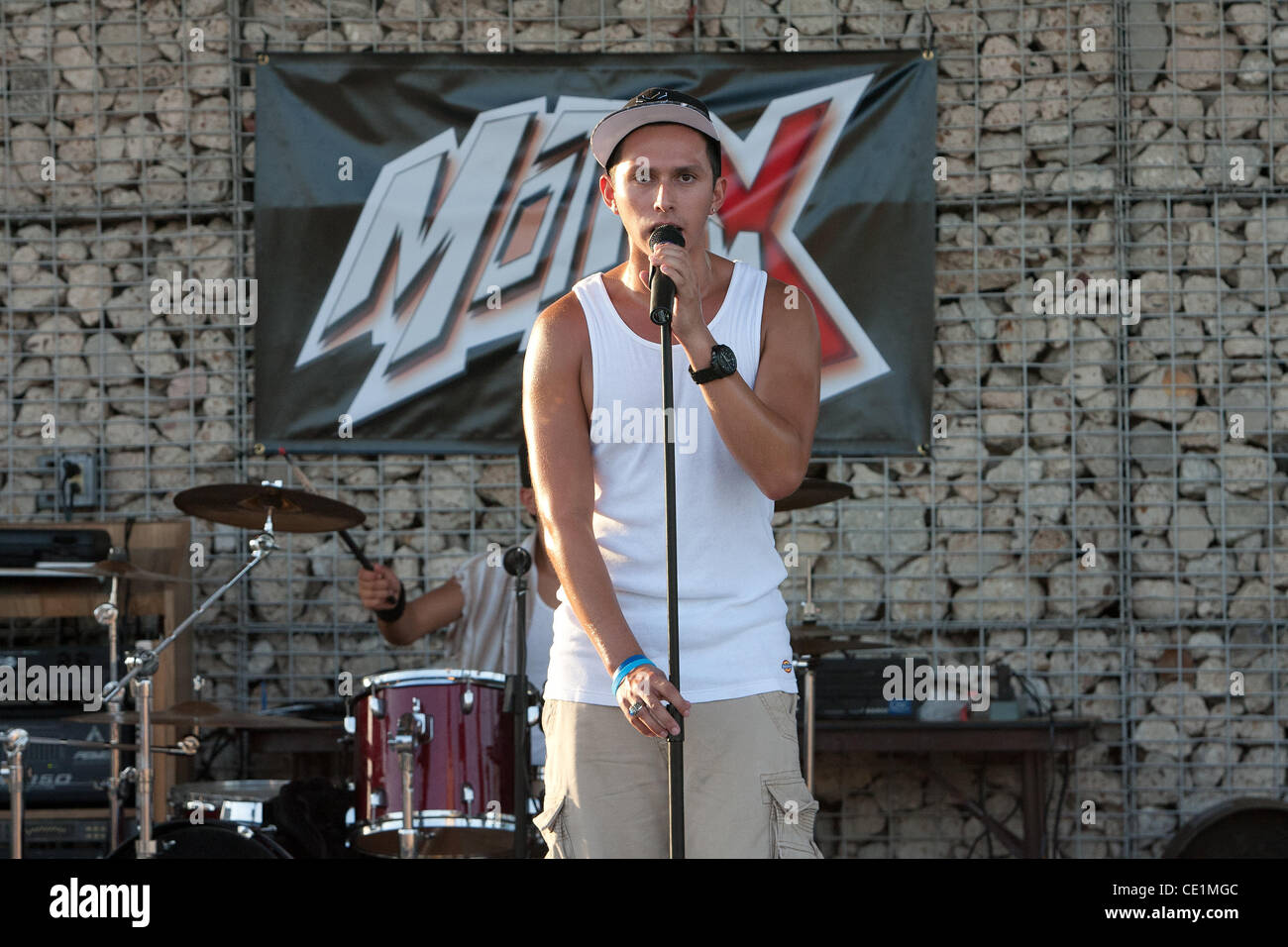 Aug. 13, 2011 - Houston, Texas, U.S - Motion X Singer Chris Castillo ...