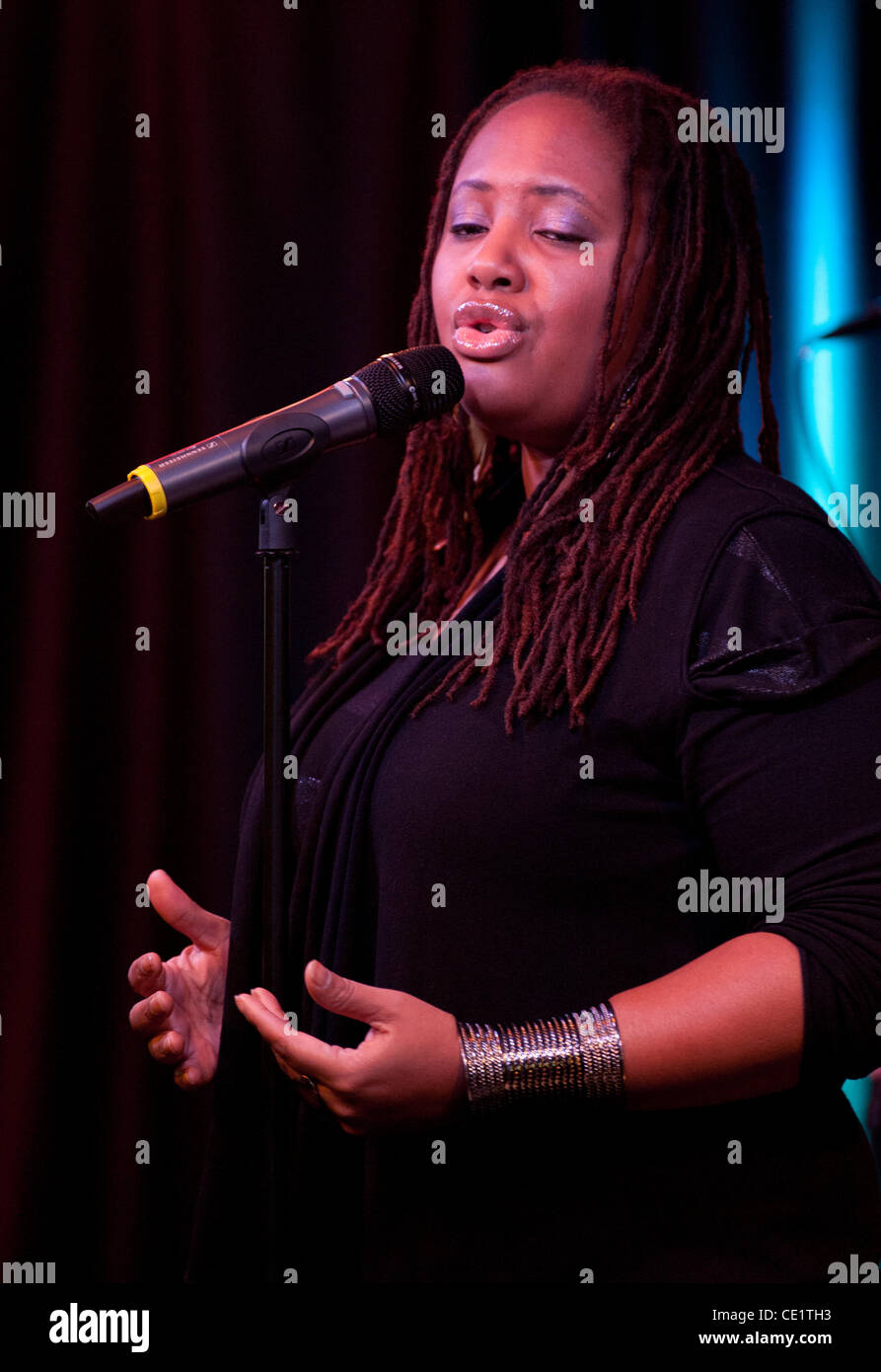 Oct. 24, 2011 - Philadelphia, PA, USA - LALAH HATHAWAY, performing live ...