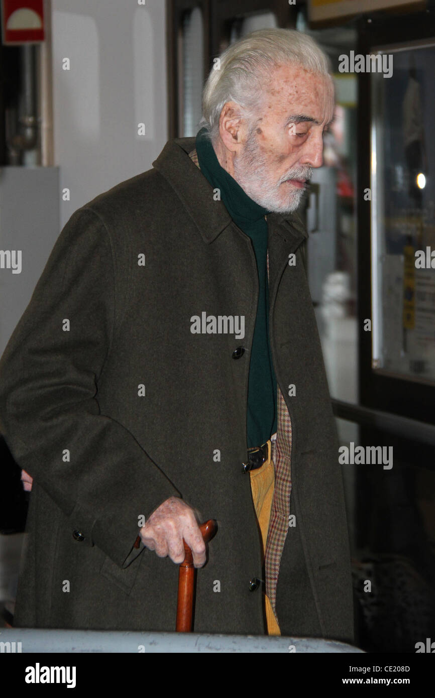 Christopher lee looks old fragile hi-res stock photography and images ...