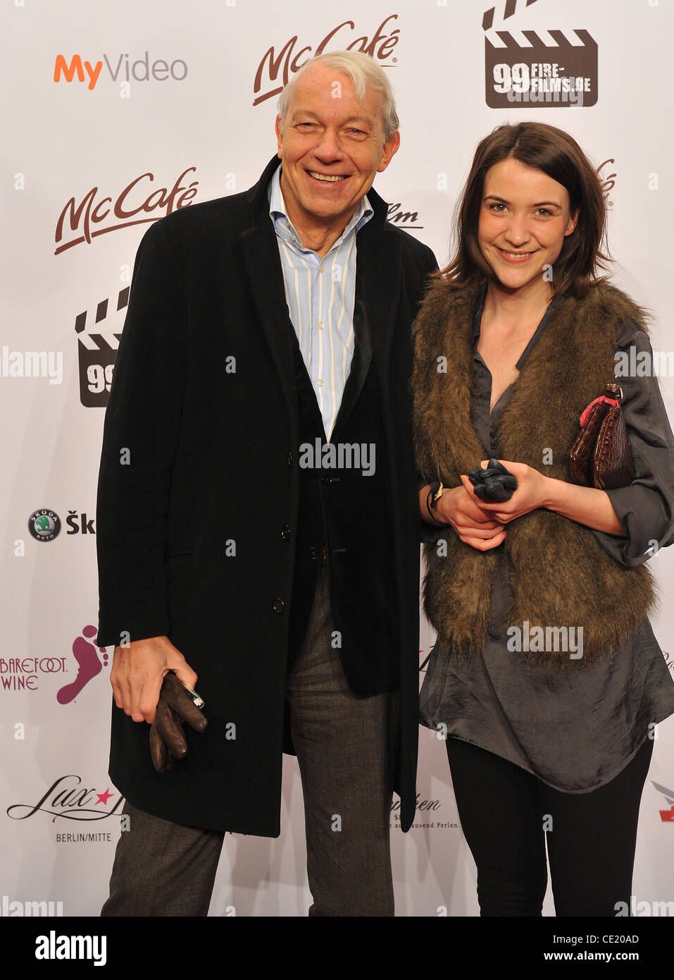 Joe Groebel and guest at the 99 Fire Film Awards at Admiralspalast ...