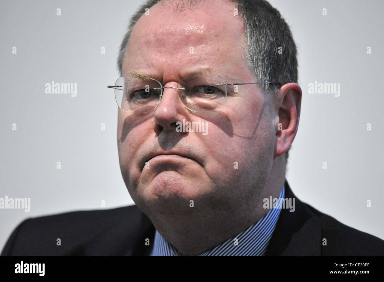 Peer Steinbrueck reads from his book 'Unterm Strich' at 'Boerse' at Messe Dresden. Dresden ...