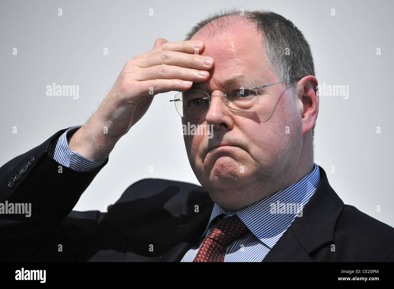 Peer Steinbrueck reads from his book 'Unterm Strich' at 'Boerse' at Messe Dresden. Dresden ...