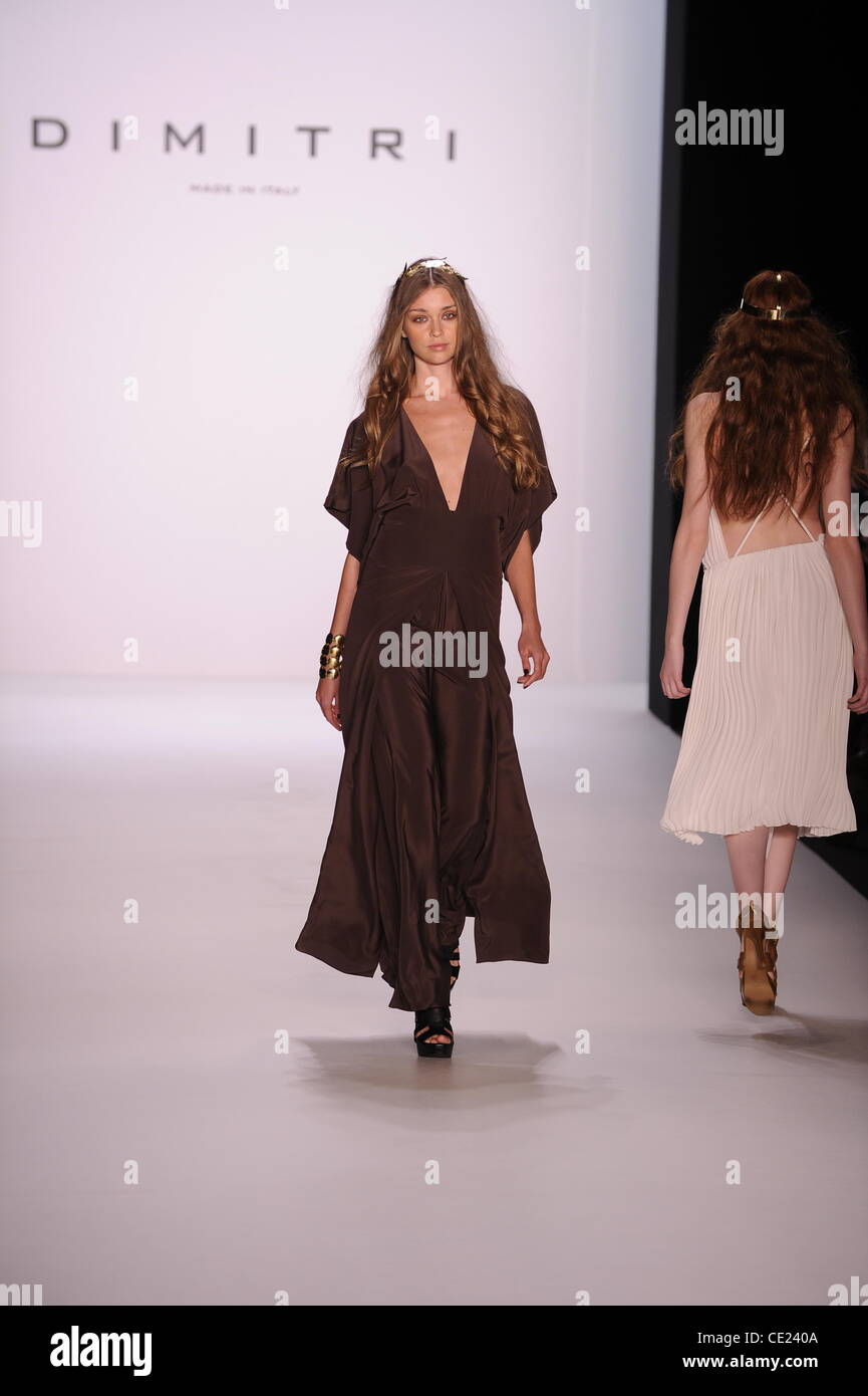 Model - Catwalk - Dimitri fashion show at Mercedes Benz Fashion Week ...