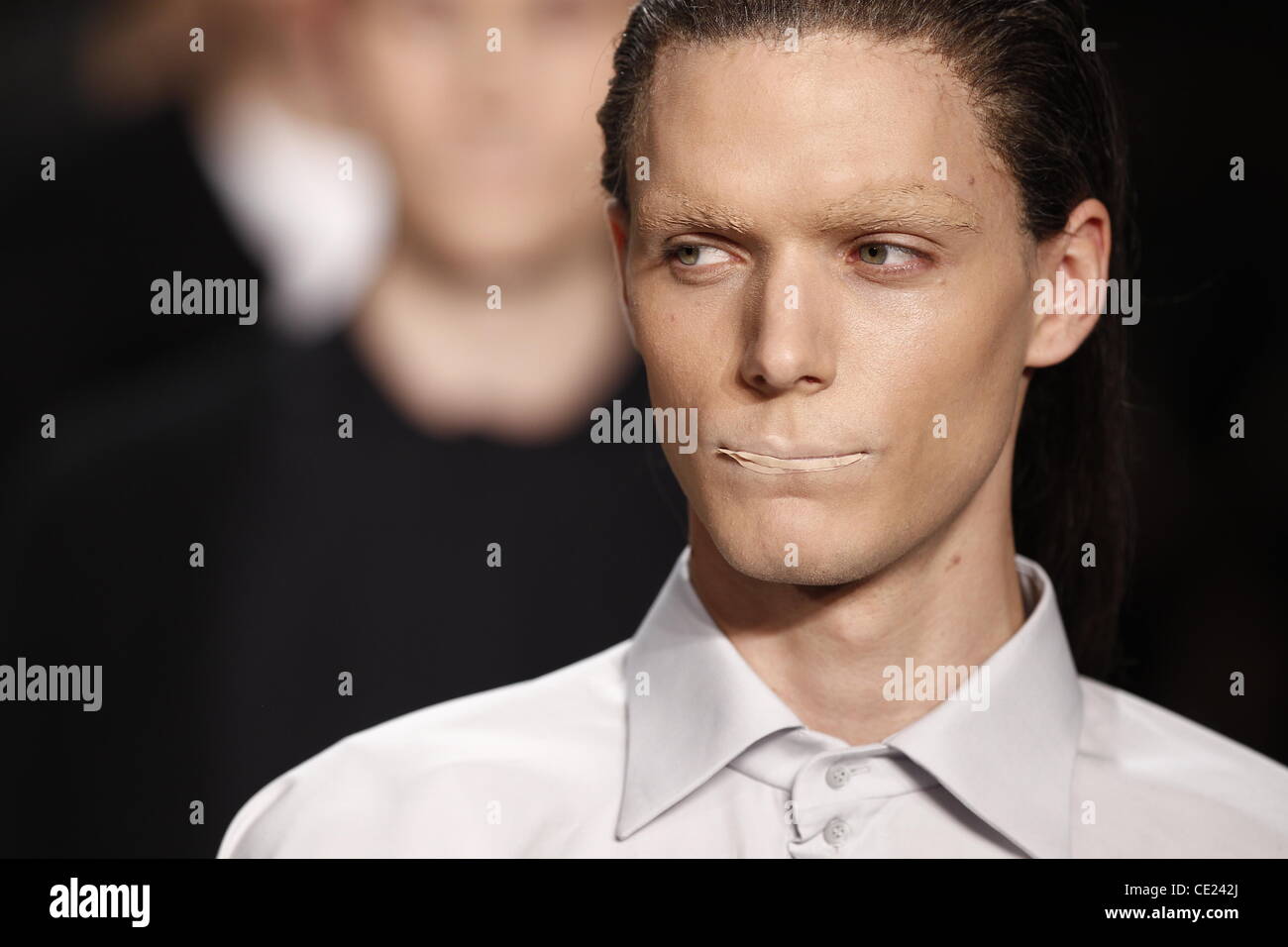 Model - Catwalk - Patrick Mohr fashion show at Mercedes Benz Fashion ...