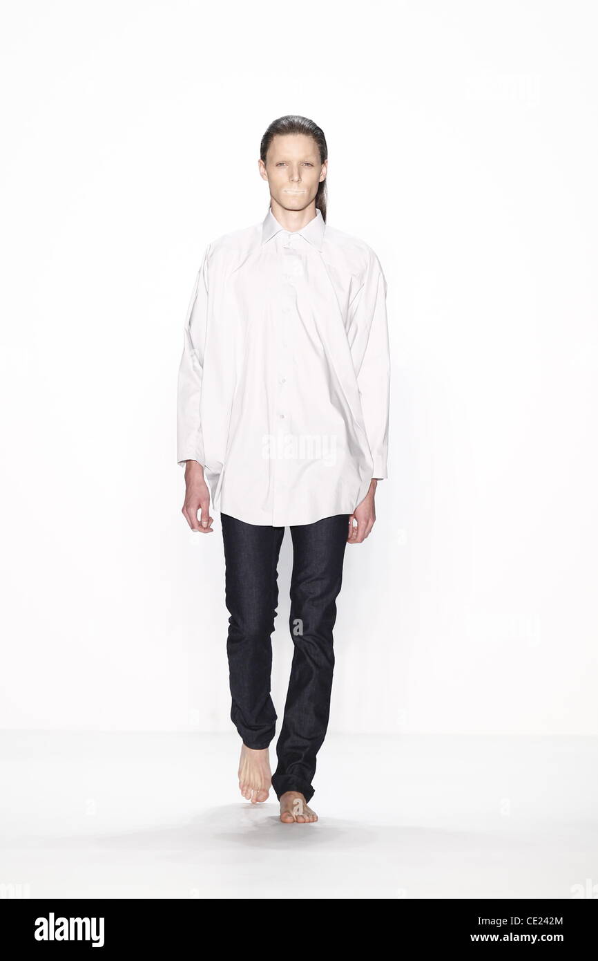 Model - Catwalk - Patrick Mohr fashion show at Mercedes Benz Fashion ...