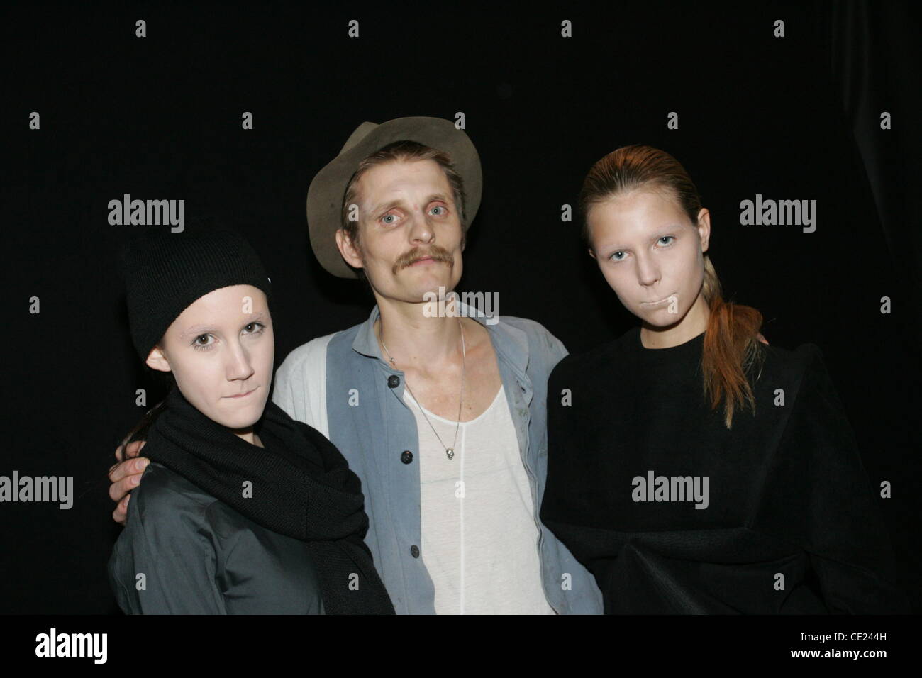 Designer Patrick Mohr and Models - Backstage - Patrick Mohr fashion ...