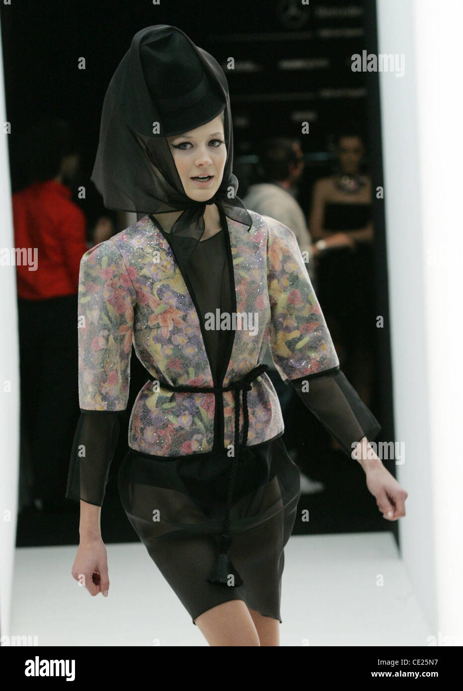Mandy Bork - Stephan Pelger fashion show backstage at Mercedes Benz ...