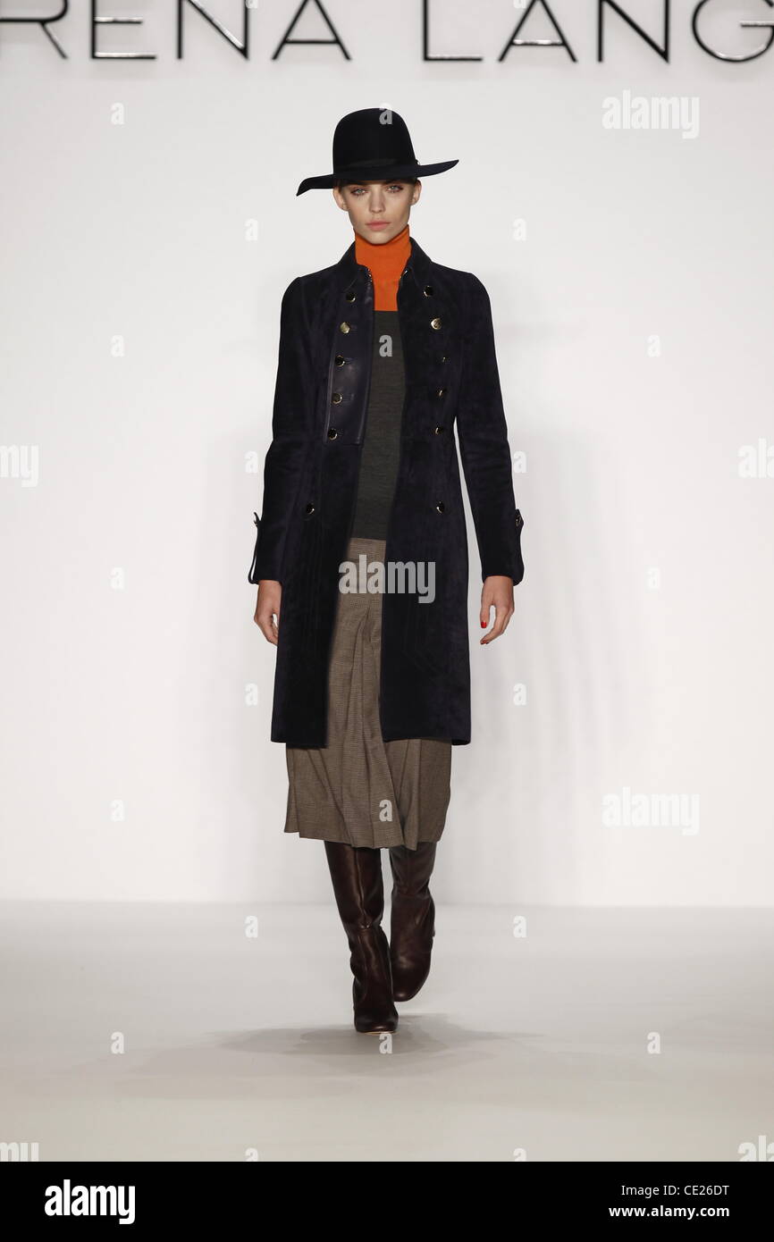 Model - Catwalk - Rena Lange fashion show at Mercedes Benz Fashion Week ...