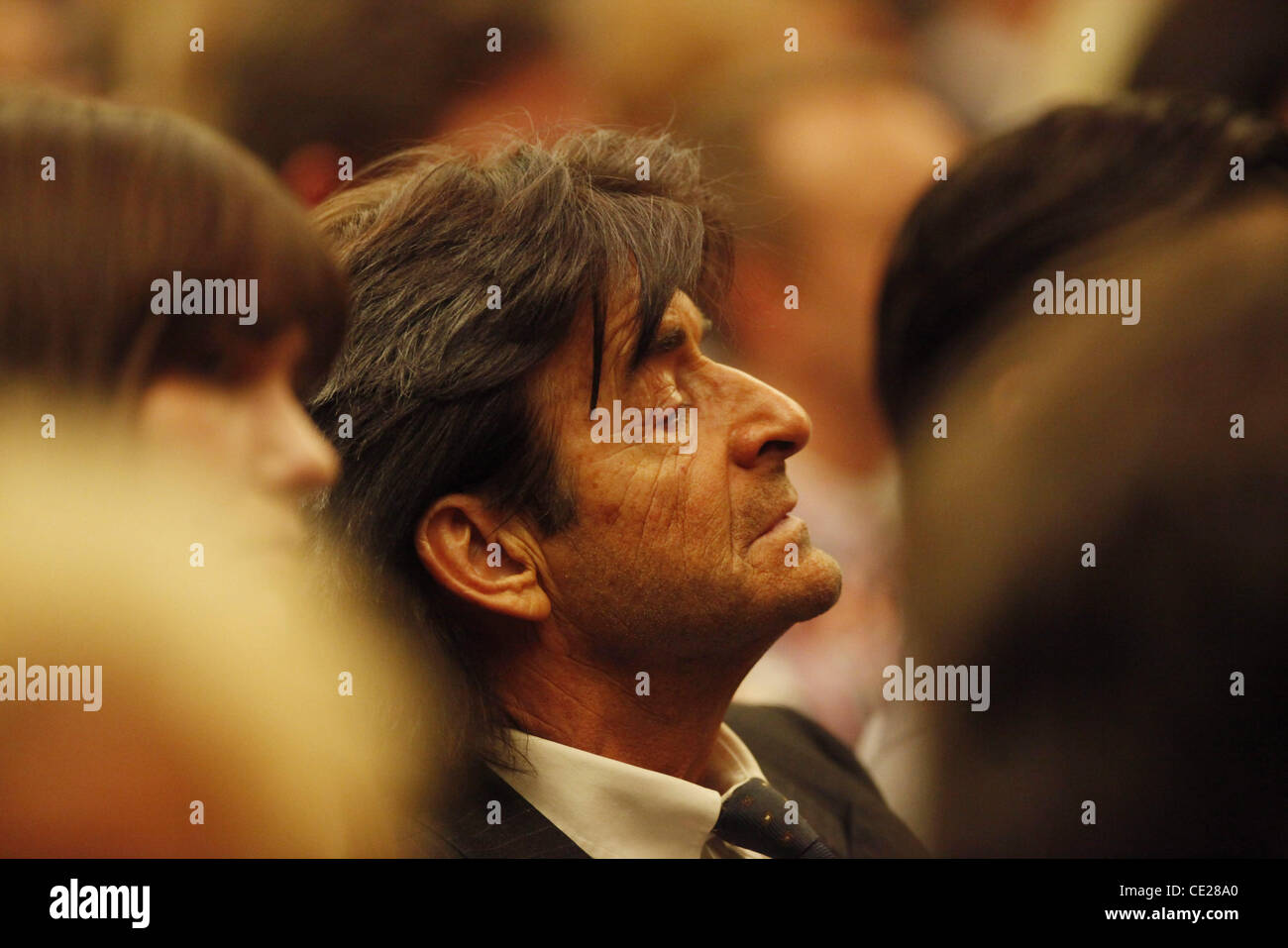 Sarah Connor's father Michael Lewe watching his daughter performing ...