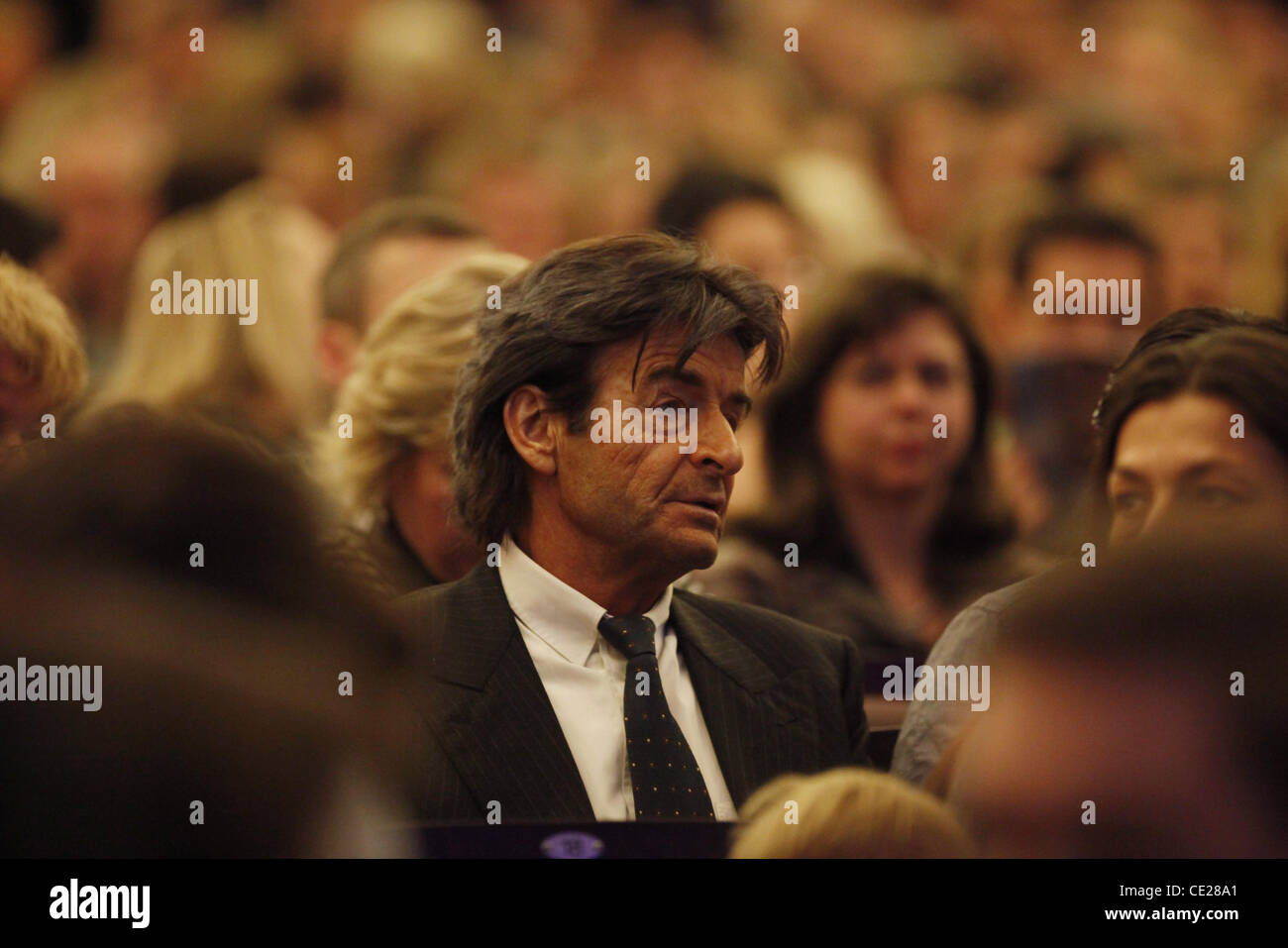 Sarah Connor's father Michael Lewe watching his daughter performing ...