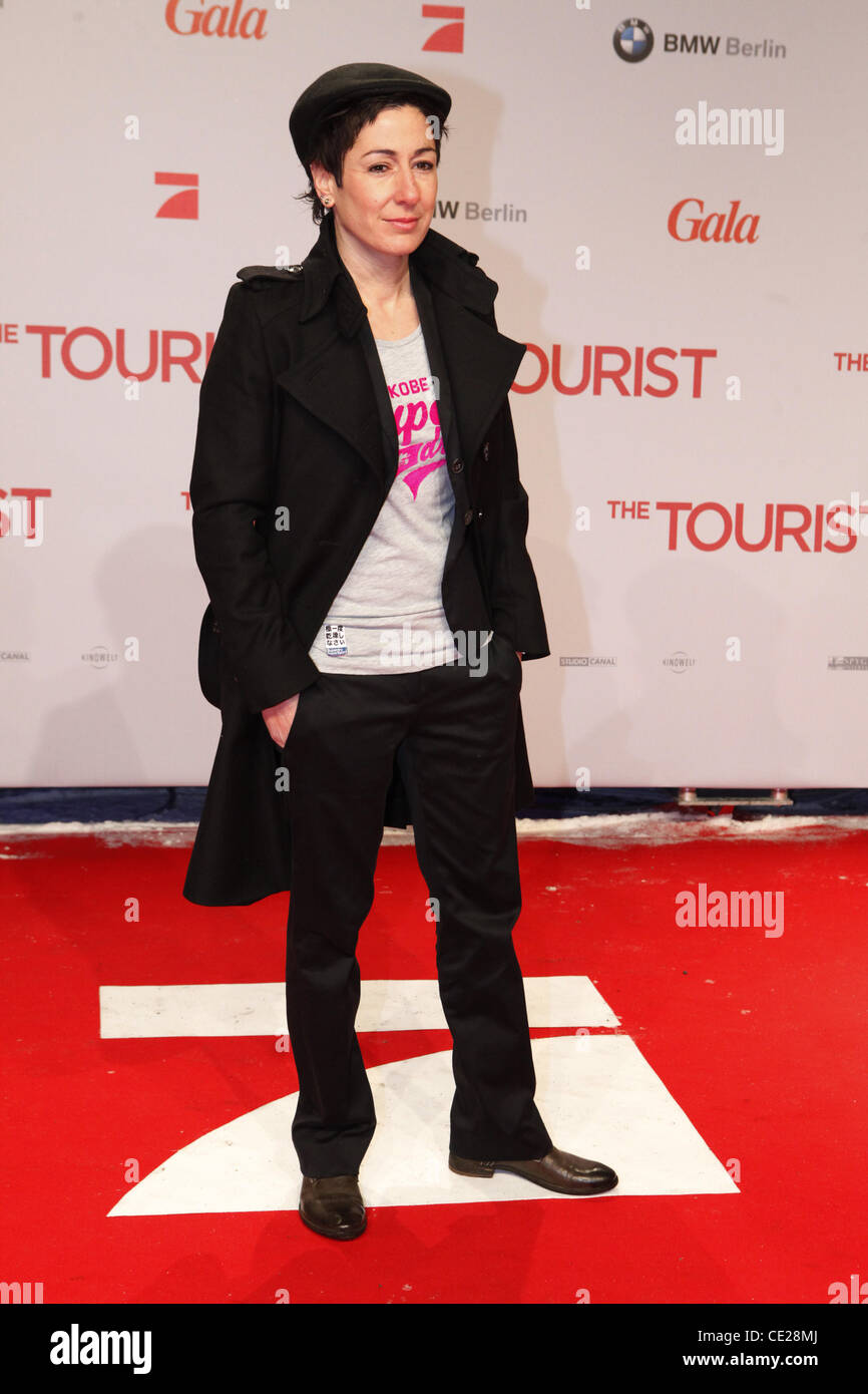 Dunja Hayali at the European premiere for 'The Tourist' at CineStar ...