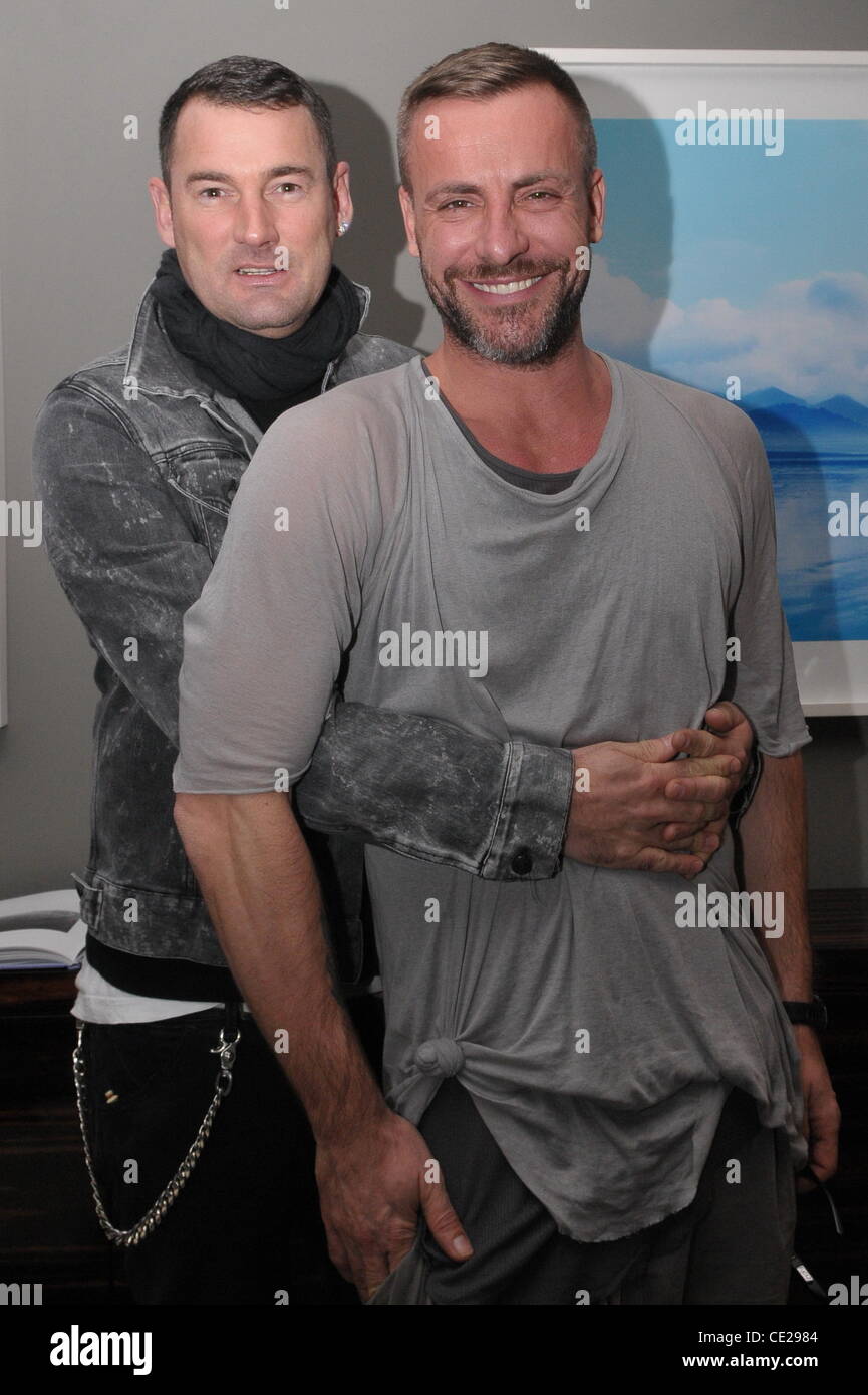 Michael Michalsky and Mads Ronnburg at the grand opening of ...