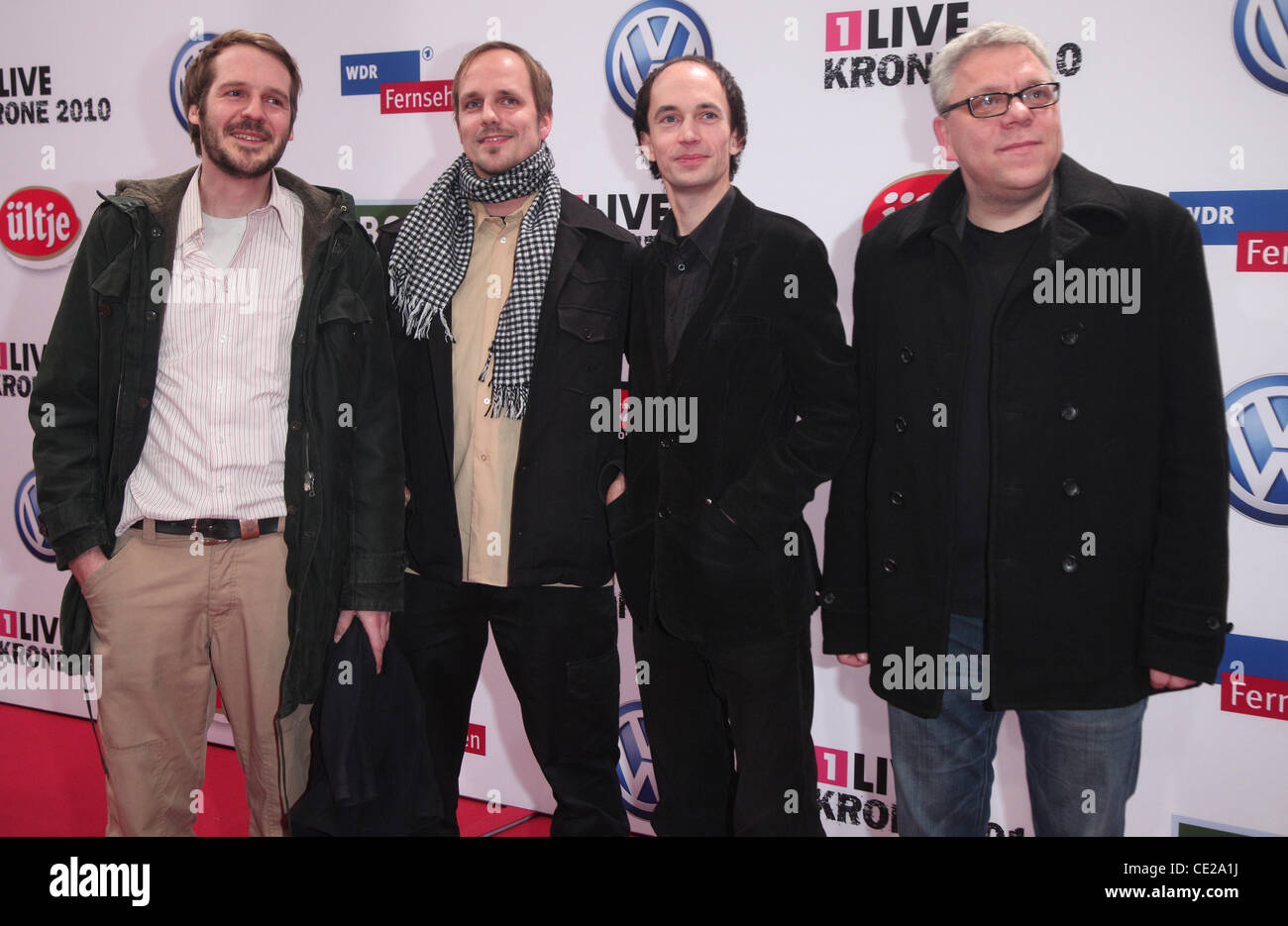 Guests at the Eins Live Krone awards at Jahrhunderthalle. Bochum ...