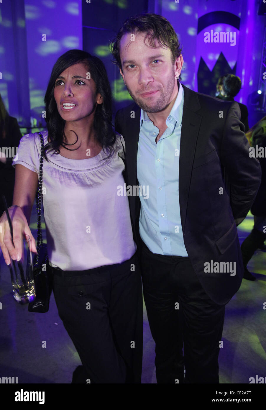 Christian Ulmen, girlfriend Colien Fernandes at the Eins Live Krone ...