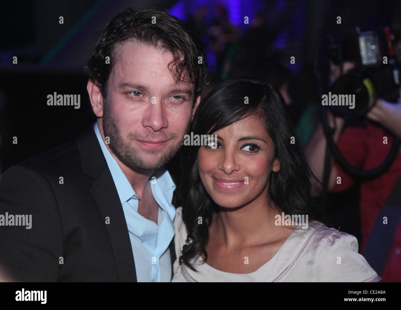 Christian Ulmen, girlfriend Colien Fernandes at the Eins Live Krone ...