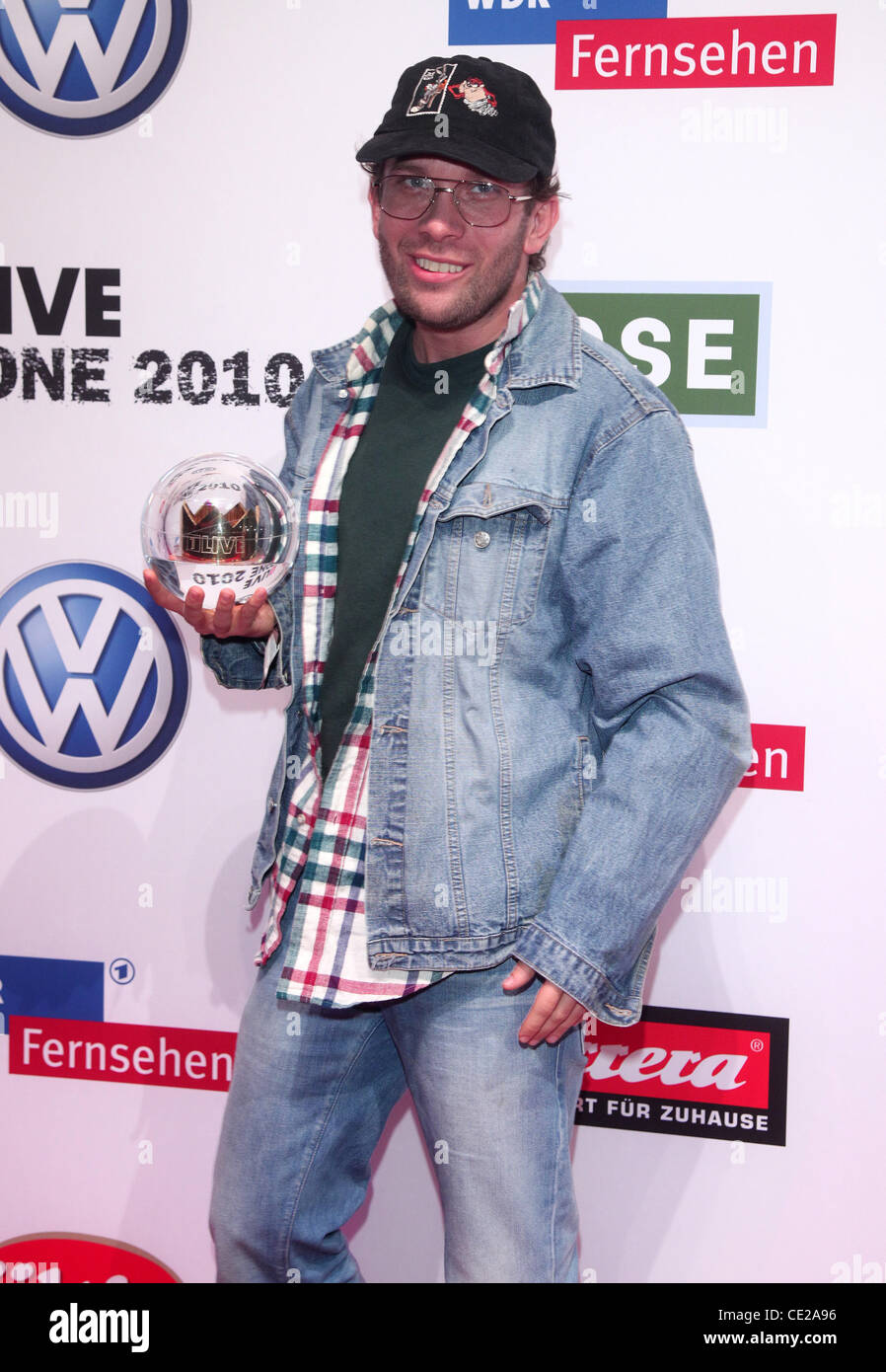 Christian Ulmen alias Uwe Woellner at the Eins Live Krone awards at ...