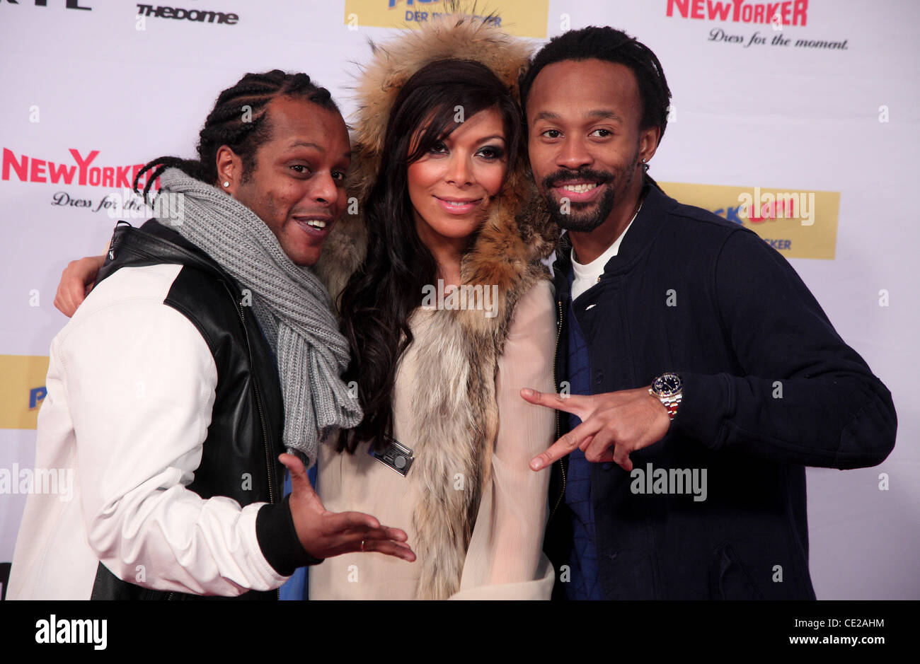 Madcon at The Dome 56 at ISS Dome arena - red carpet arrivals ...