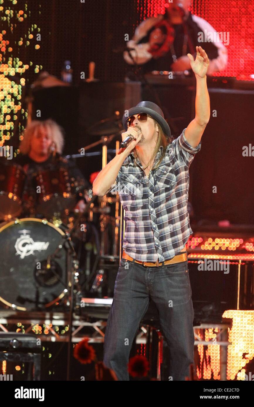 Singer Kid Rock performing on stage MTV Europe Music Awards 2010 at the ...