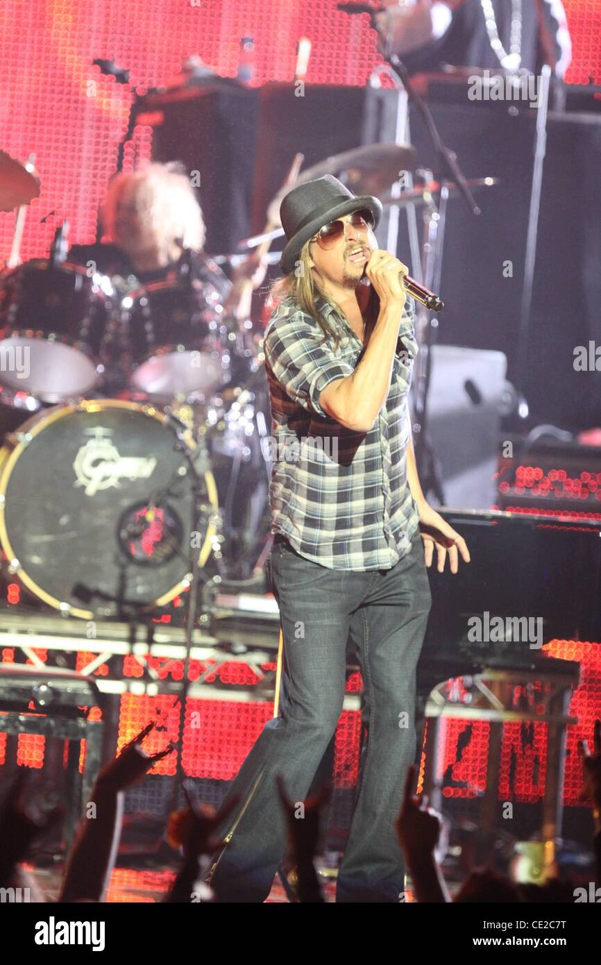 Singer Kid Rock performing on stage MTV Europe Music Awards 2010 at the ...
