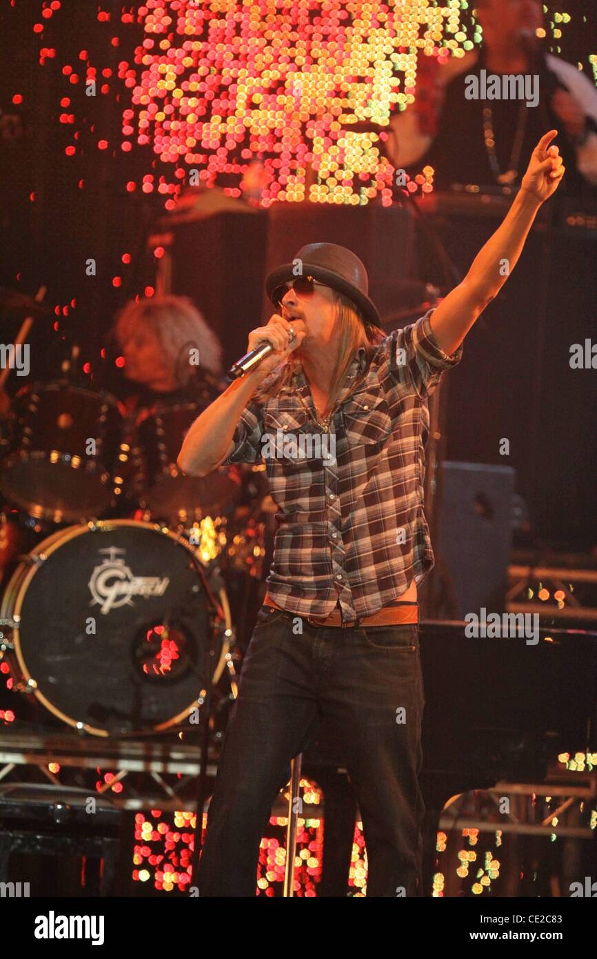 Singer Kid Rock performing on stage MTV Europe Music Awards 2010 at the ...