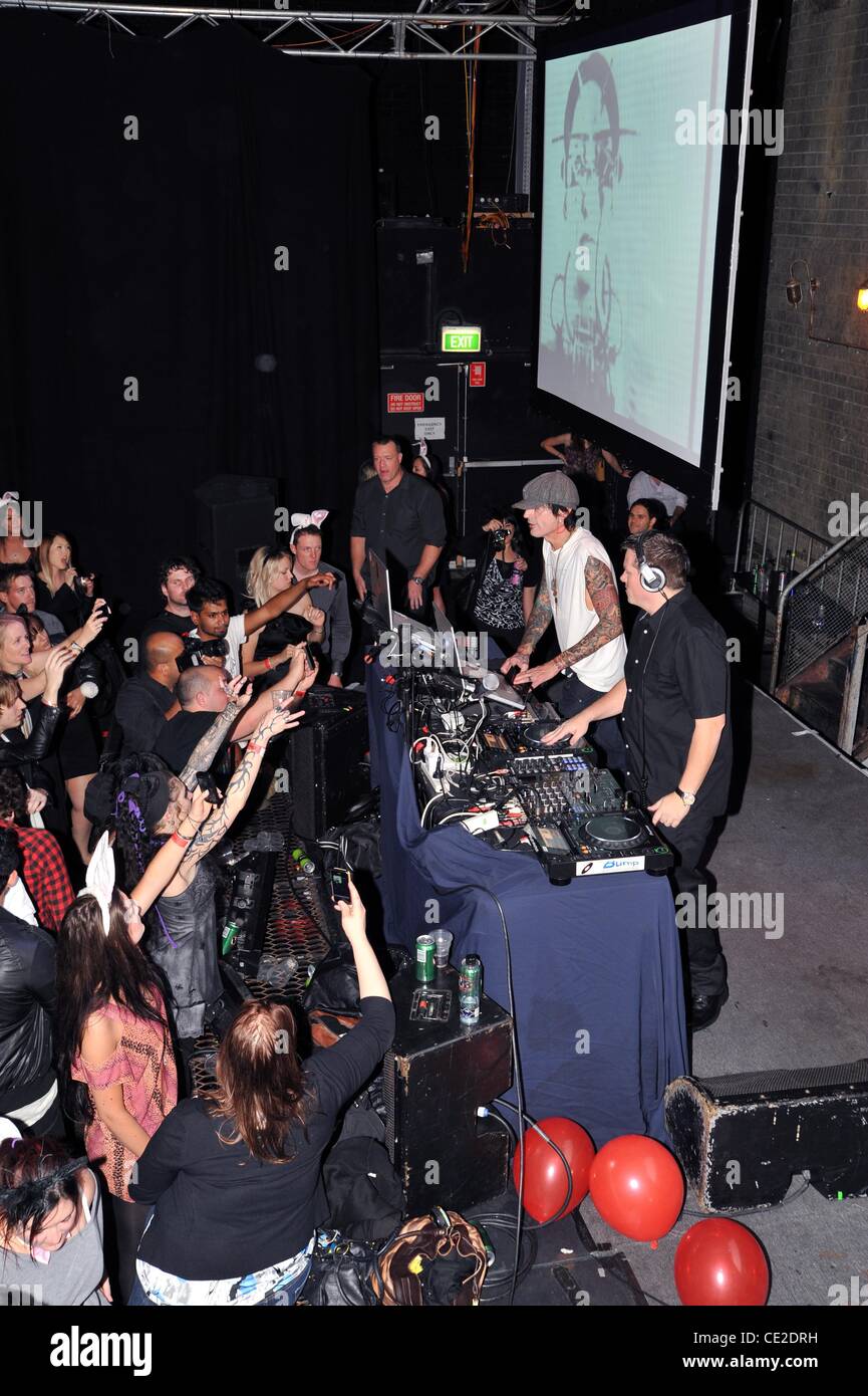 Tommy Lee At Virgins 10th Birthday Party At Metro Sydney Australia