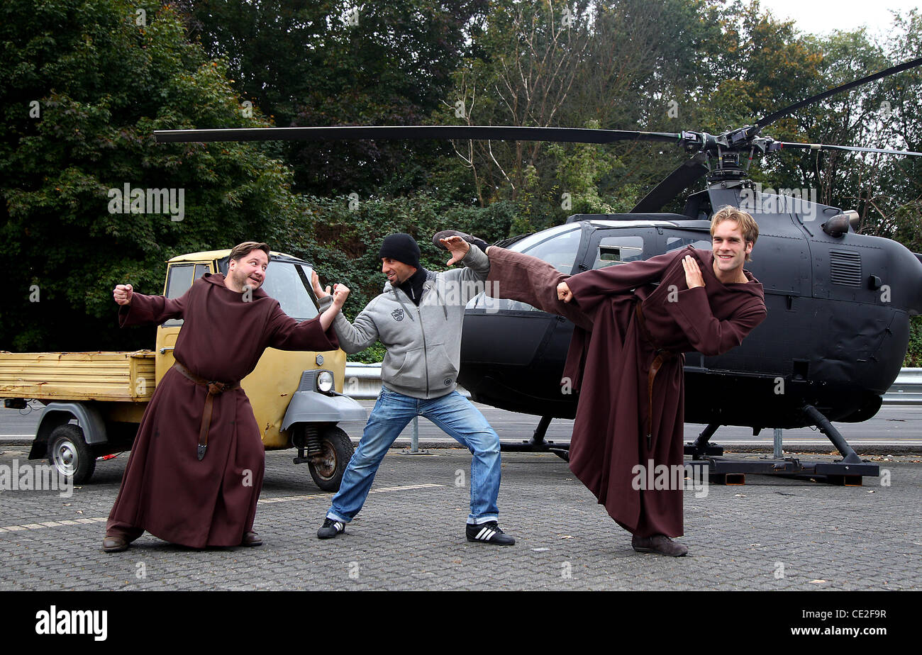 Stephan Bieker, Ramazan Bulut, Mathis Landwehr at a photocall for ...