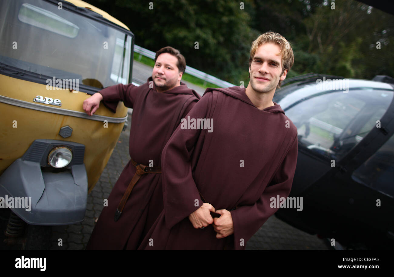 Stephan Bieker, Mathis Landwehr at a photocall for German RTL TV series ...