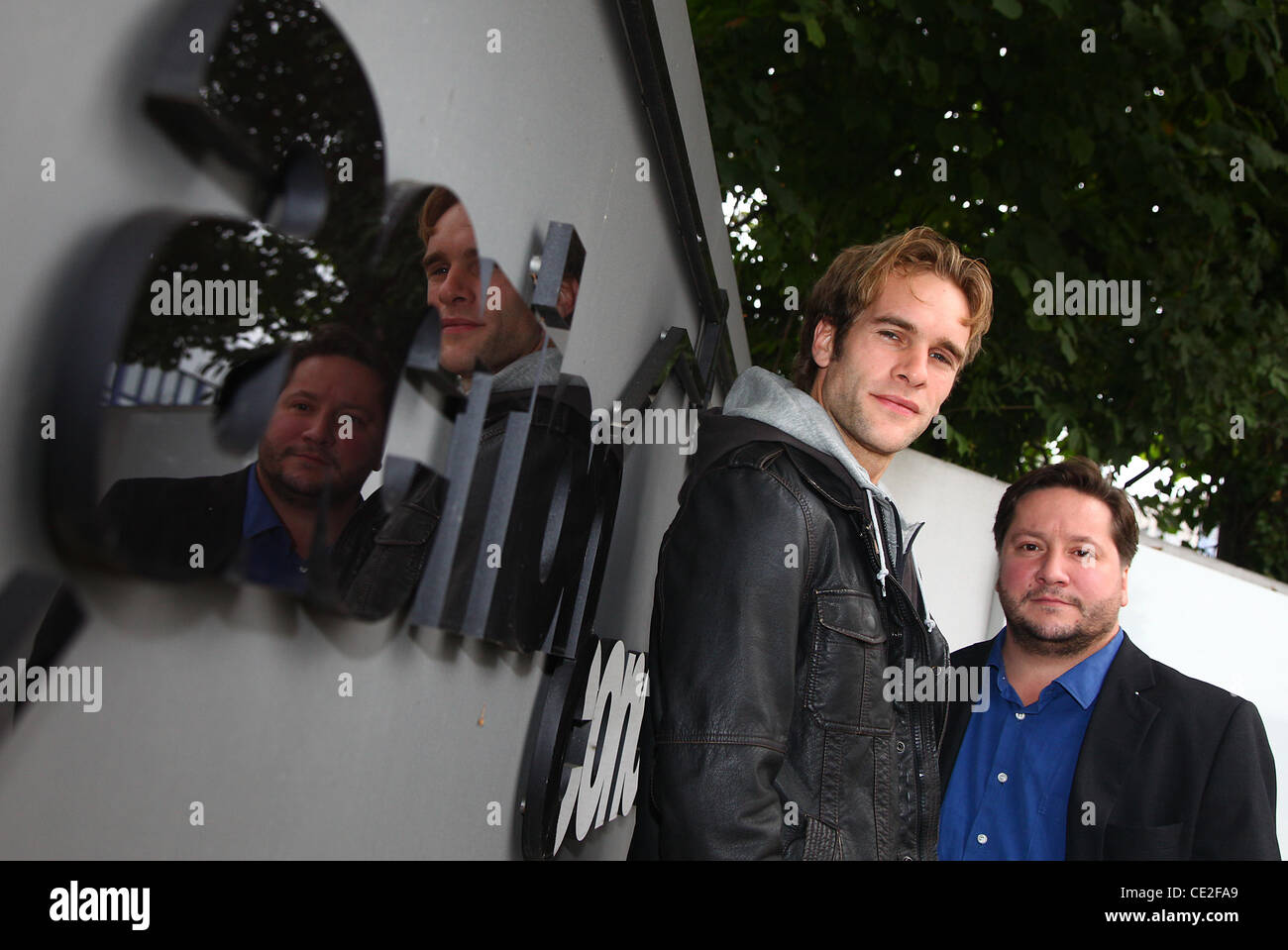 Mathis Landwehr, Stephan Bieker at a photocall for German RTL TV series ...