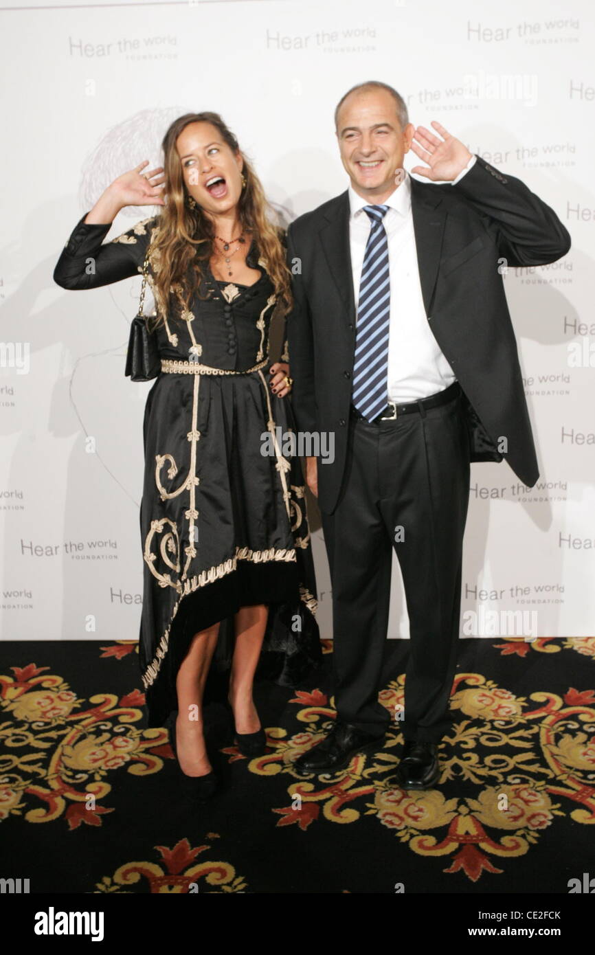 Jade Jagger, Dr. Valentin Chapero at Hear The World gala at Ritz ...