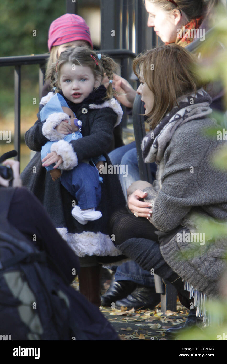 Milla Jovovich, Paul W.S. Anderson and their daughter Ever visit the ...