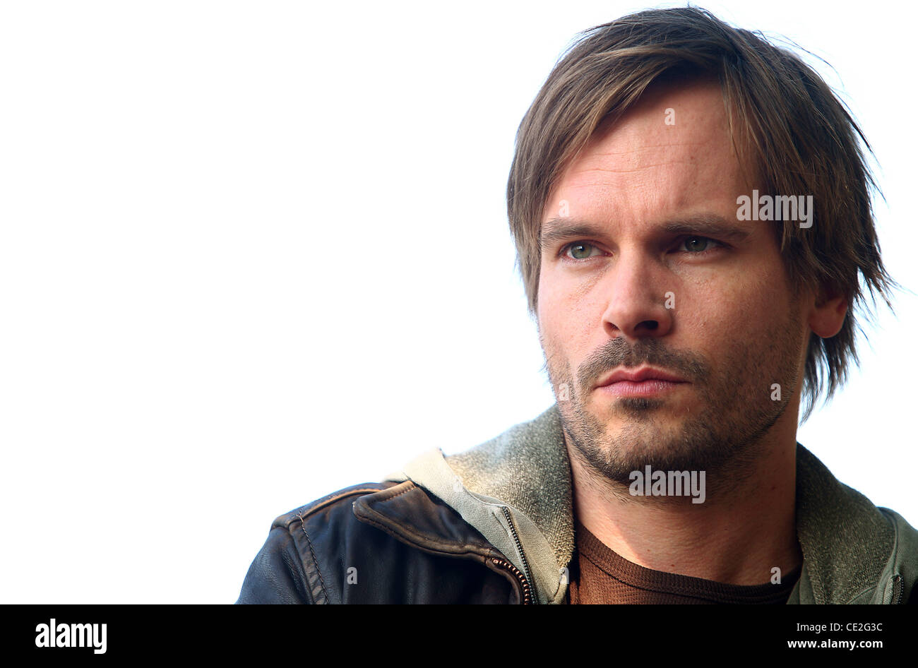 Wanja Mues on the set of German ZDF TV show "Kommissar Stolberg" at ...